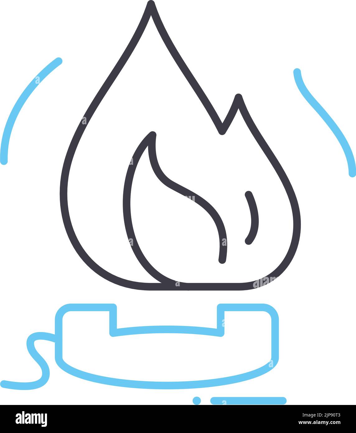 hotline line icon, outline symbol, vector illustration, concept sign ...