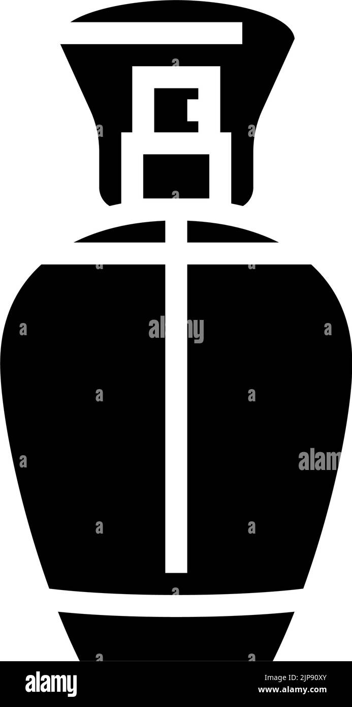 product fragrance bottle perfume glyph icon vector illustration Stock ...