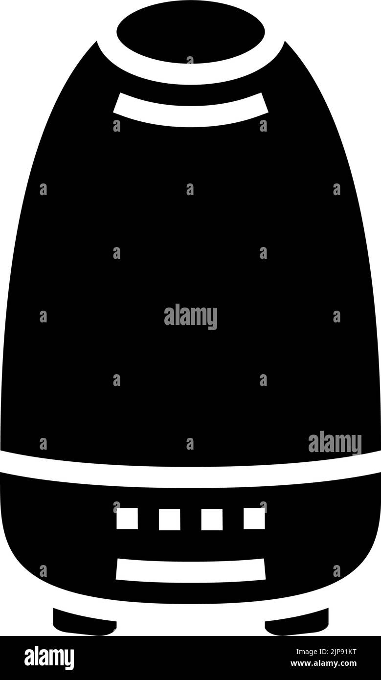 aroma diffuser bottle perfume glyph icon vector illustration Stock ...