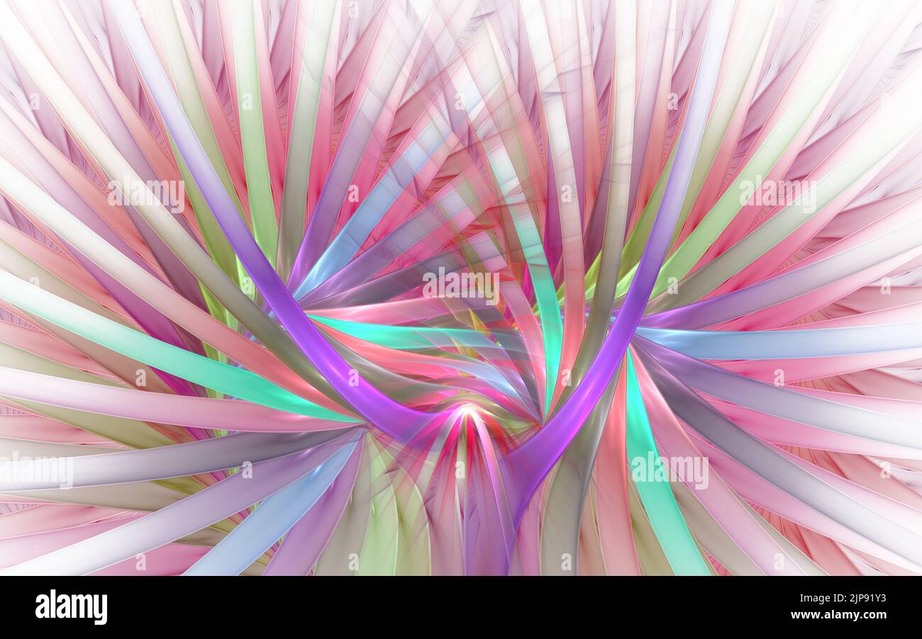 Bright futuristic background, pipes in a cut, curves. Abstract tube or ...