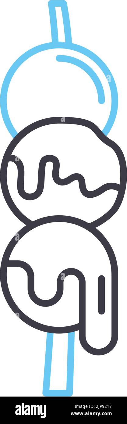 Sweets line icon set Cut Out Stock Images & Pictures - Alamy