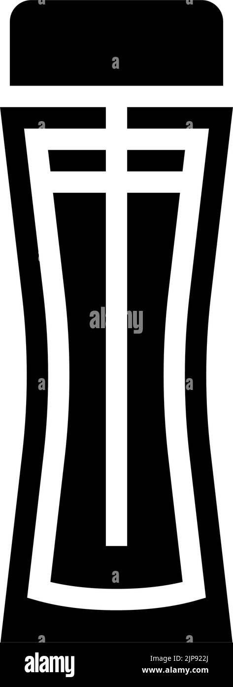 container fragrance bottle perfume glyph icon vector illustration Stock ...