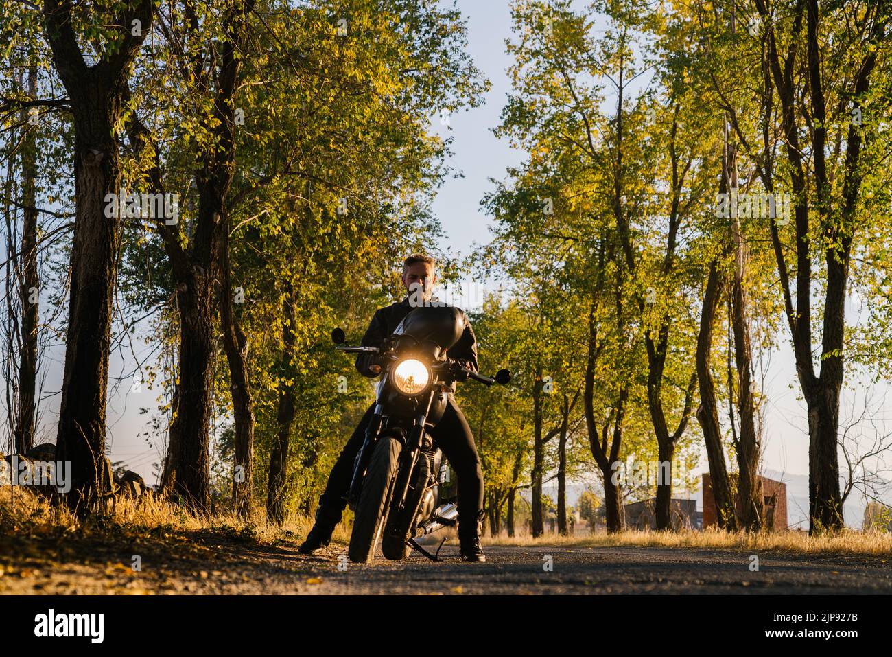 biker, motorcycle tour, bikers, motorcycle tours Stock Photo - Alamy
