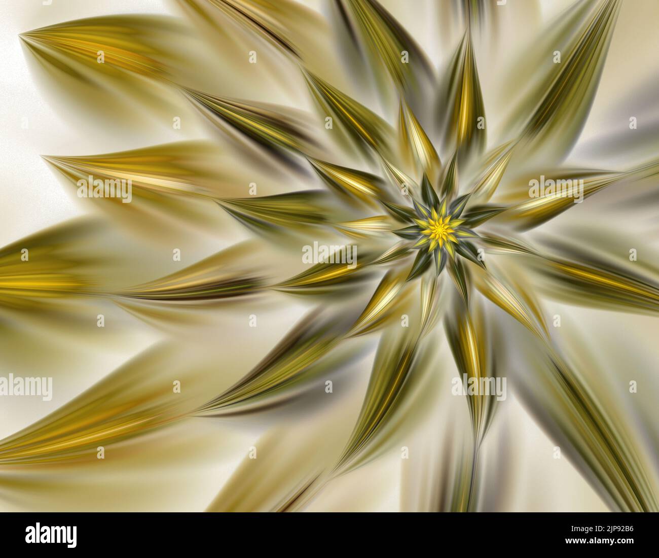 Spiral flower, feathers texture, swirl. The abstract image 3D rendering ...