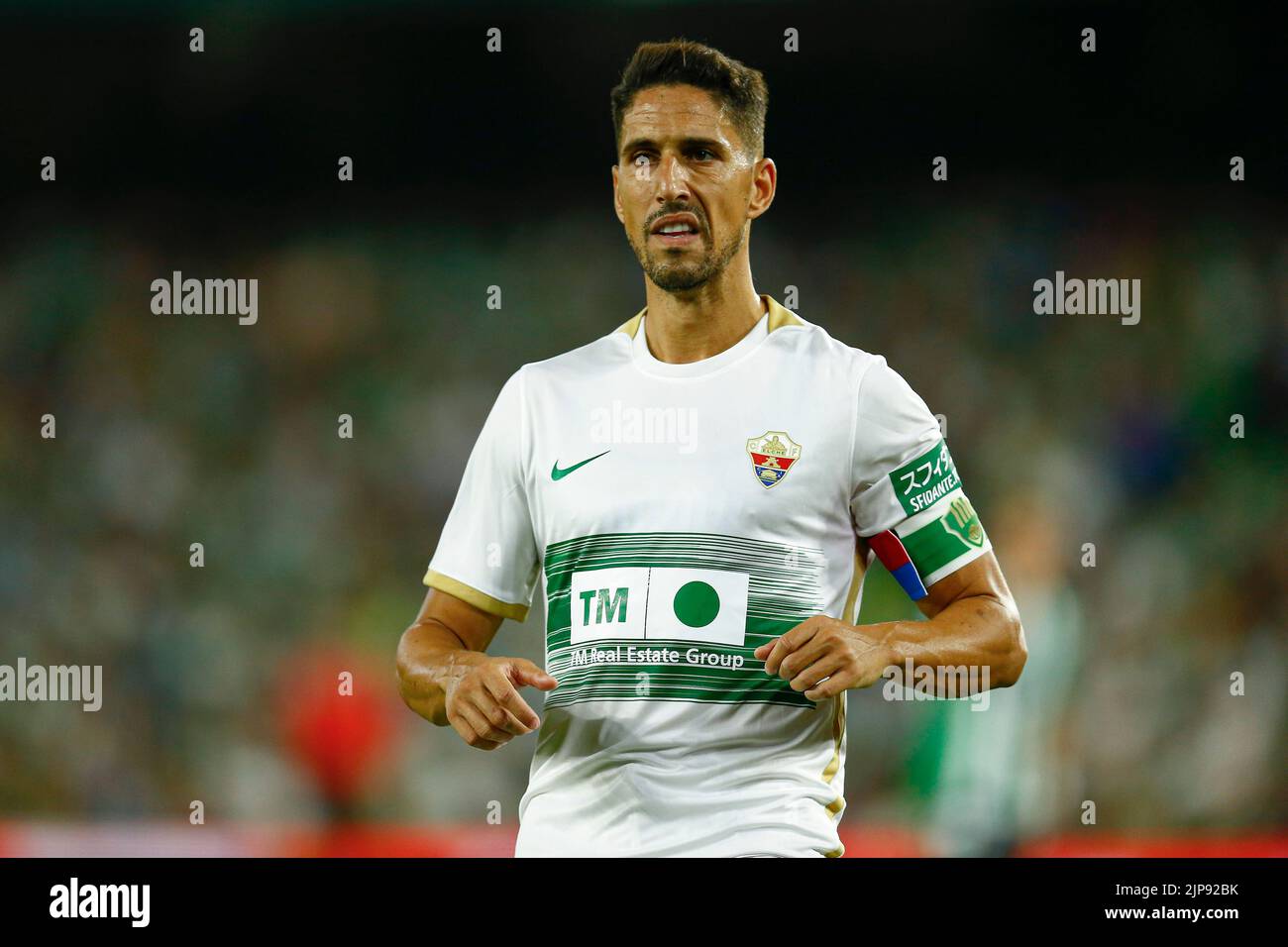 Sevilla, Spain, August 15, 2022, Fidel Chaves of Elche CF during the La ...