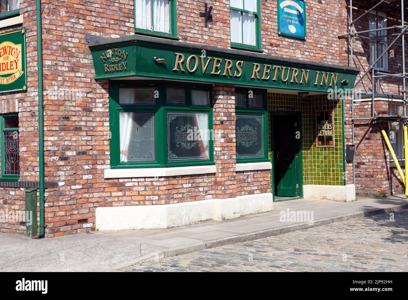 The Rovers Return Inn on the television set of the ITV soap opera ...