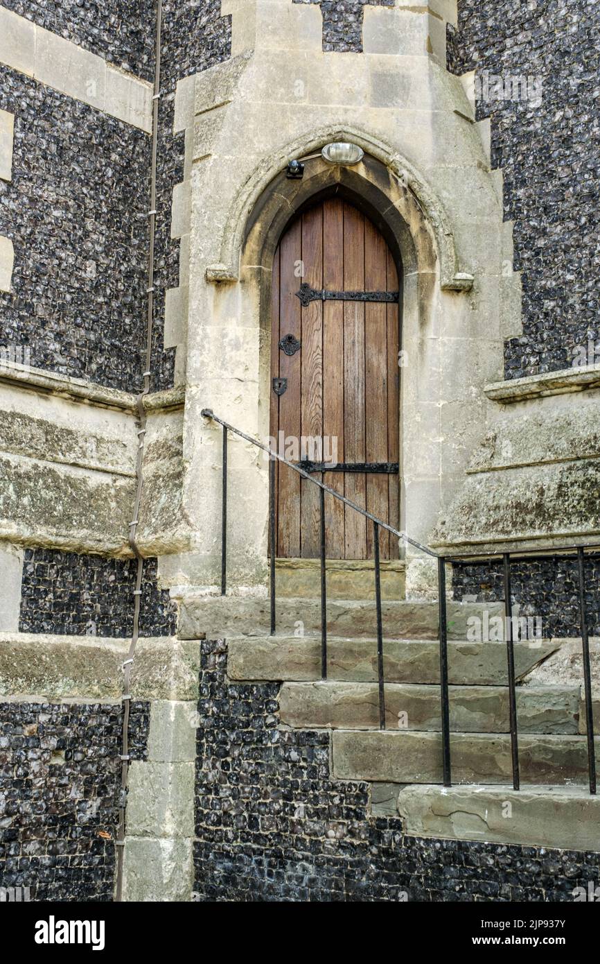 Dorking, Surrey Hills, London UK, August 14 2022, St Martins Church ...