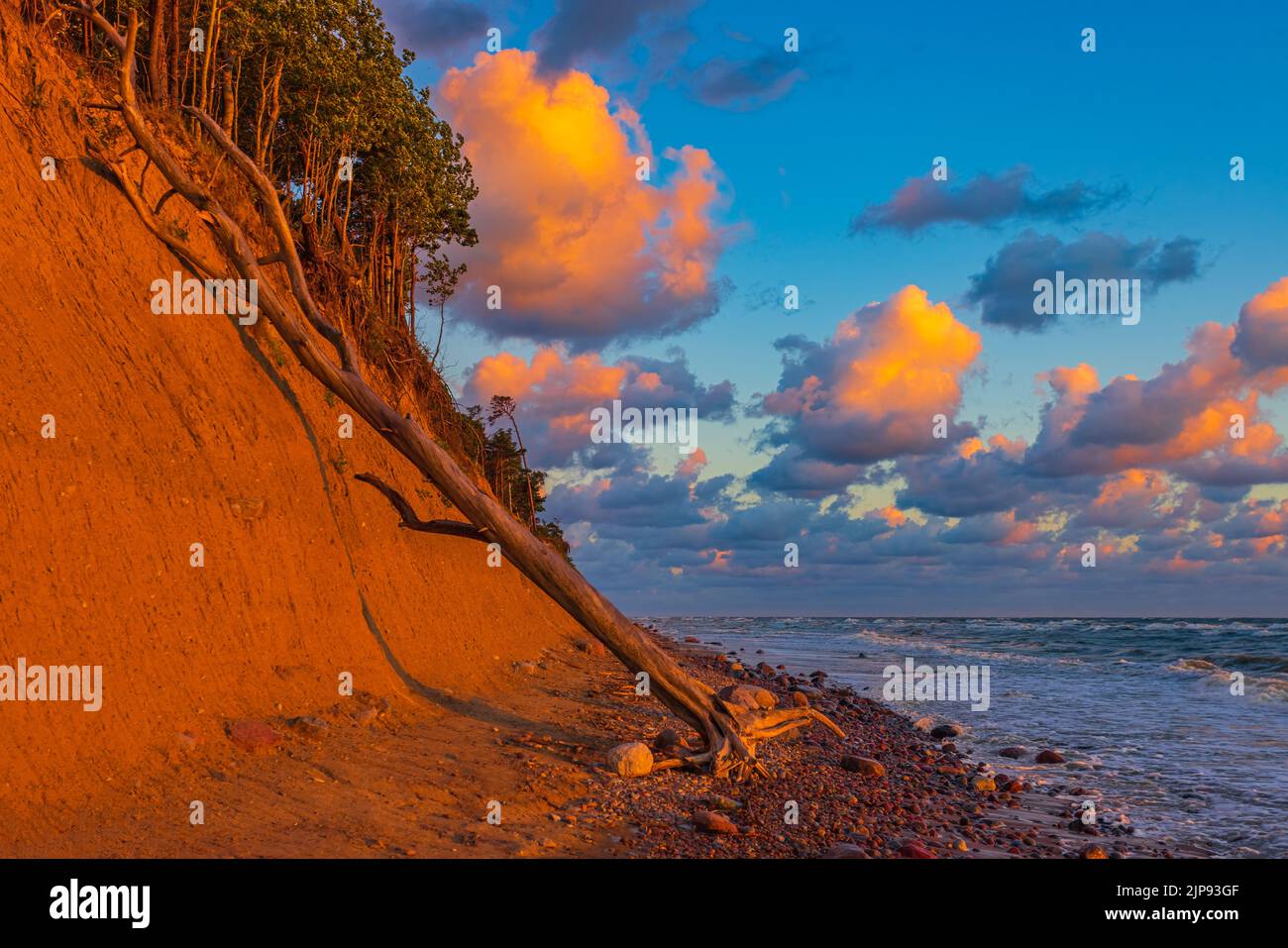 Dutch man cap landscape in Lithuania. Beautiful seaside landscape ...