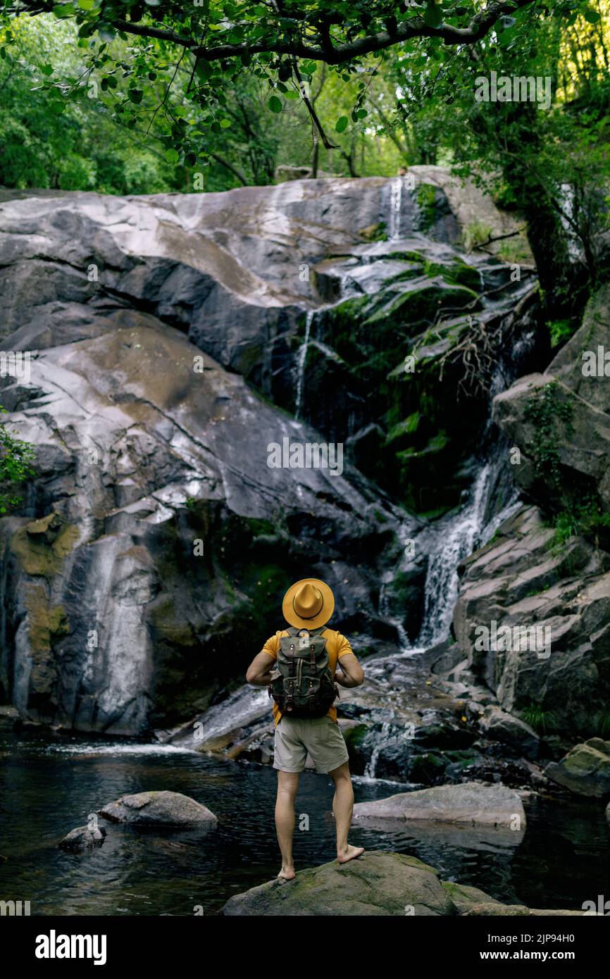 waterfall, adventure, hiking, cascade, waterfalls, adventures Stock ...