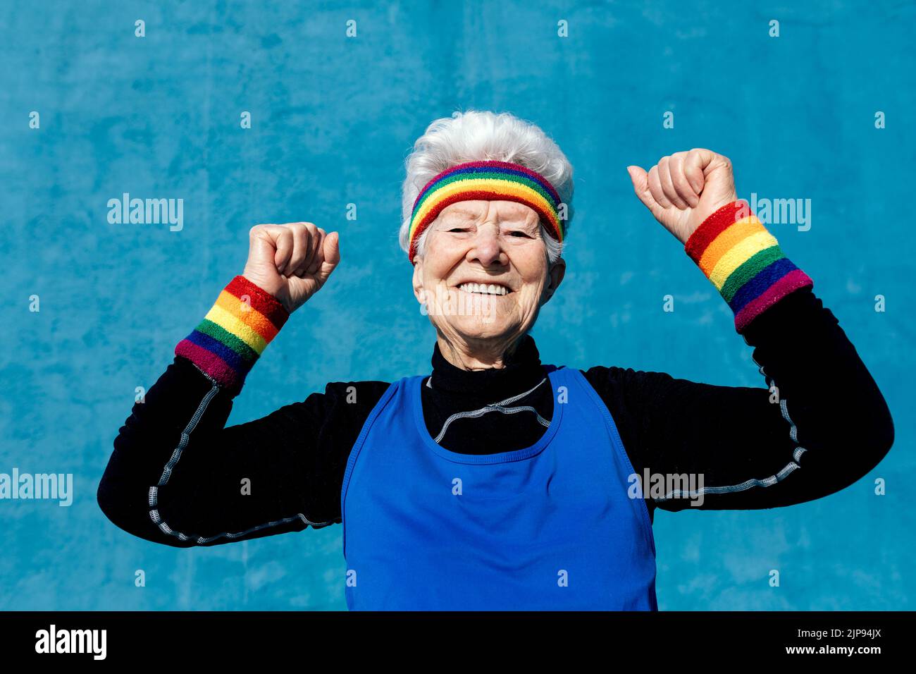 active seniors, enthusiasm, triumph, young at heart, lgbt, elderly, fit ...