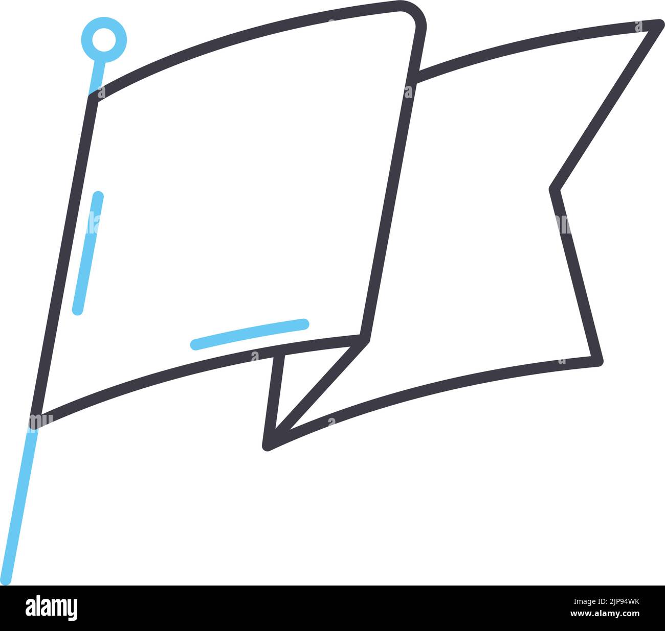 Flag icon location marker symbol Stock Vector Images - Alamy