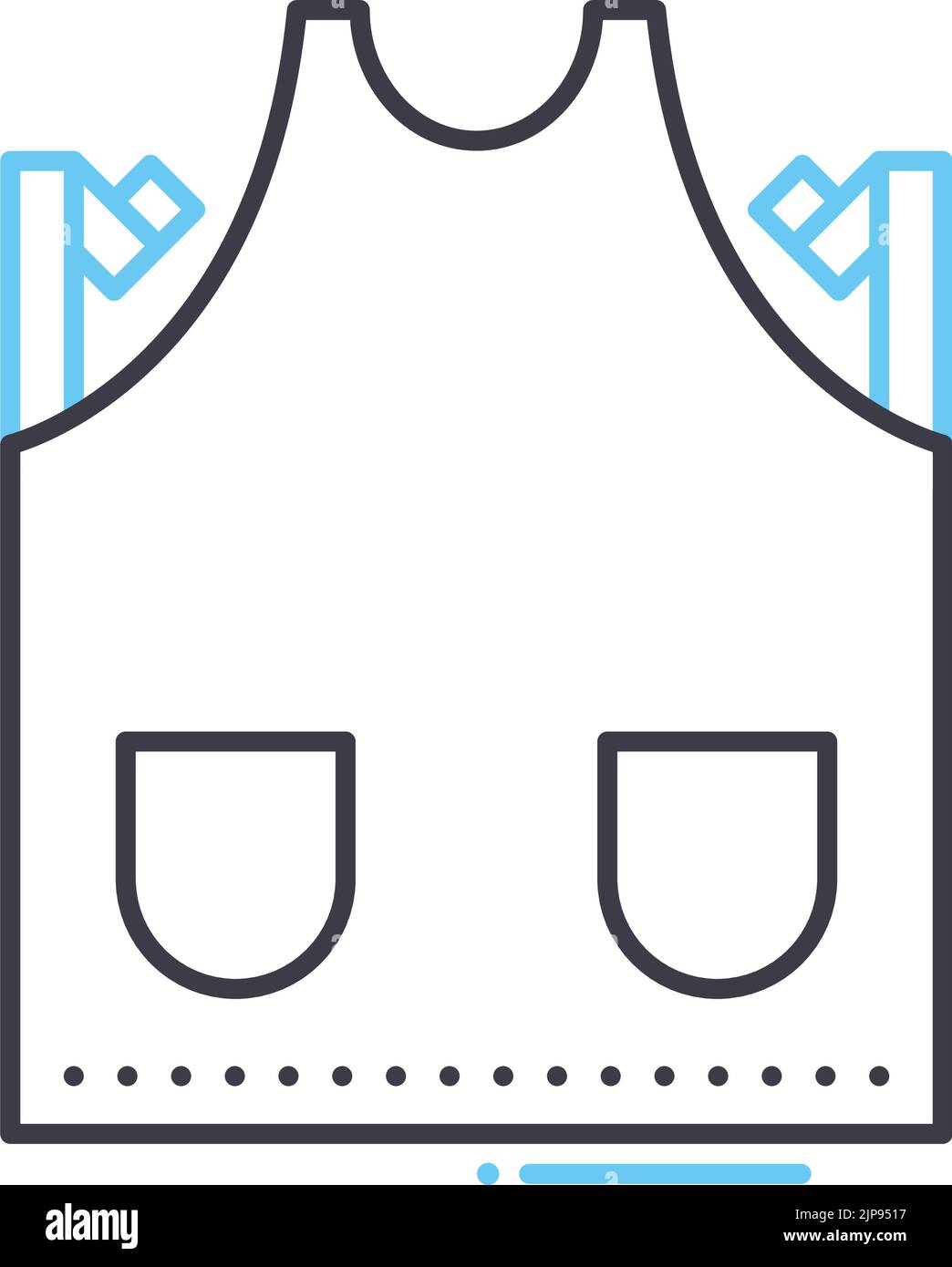 Apron illustration hi-res stock photography and images - Alamy