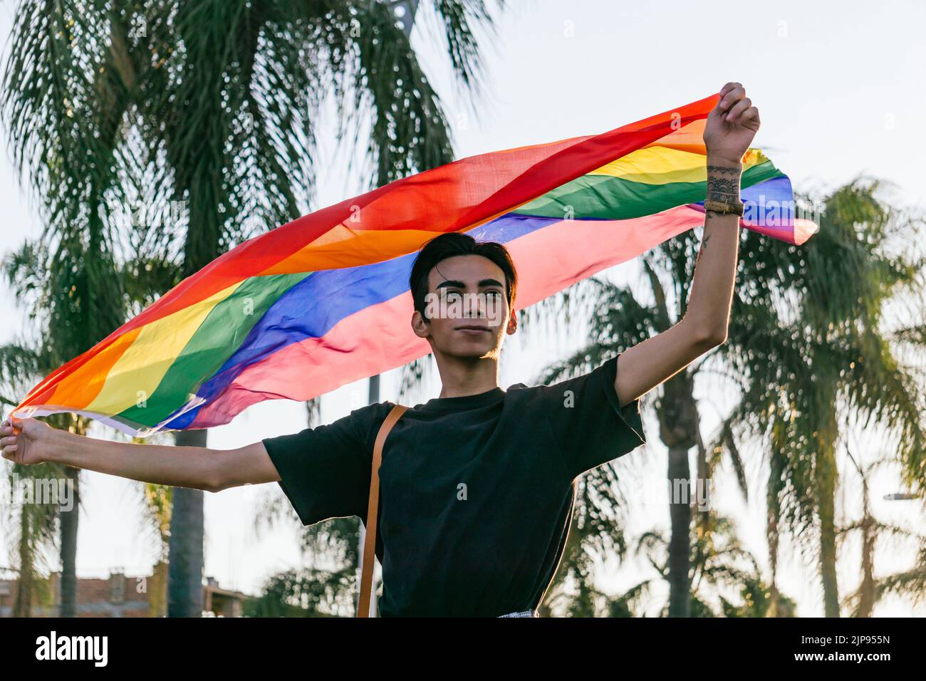 demonstration, lgbtq, regenbogenflagge, demonstrations, manifestation ...
