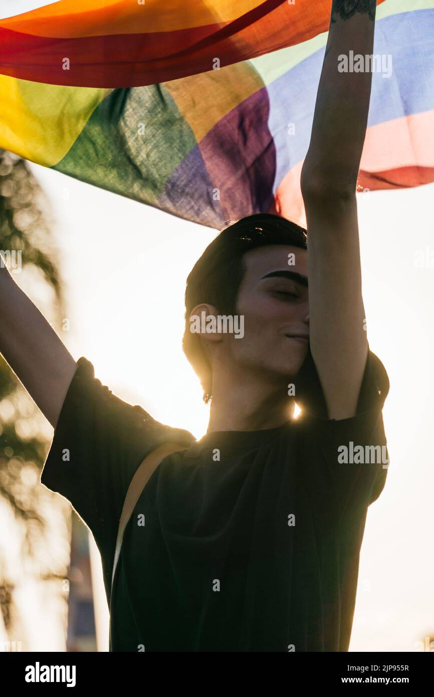 demonstration, homosexual, lgbtq, regenbogenflagge, demonstrations ...