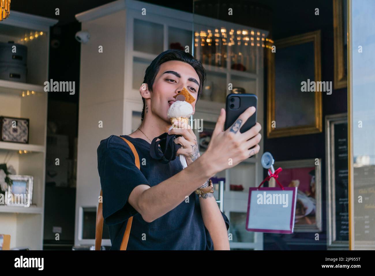 homosexual, eating ice, selfie, lgbtq, gay, homosexuals, lgbt Stock ...