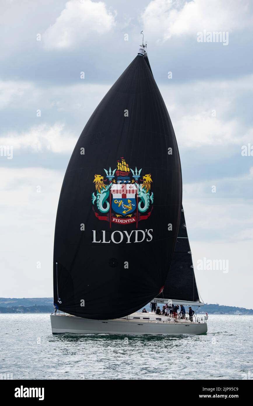 Lutine the Lloyds of London Yacht Club's X55 Sailing Yacht enjoying the ...