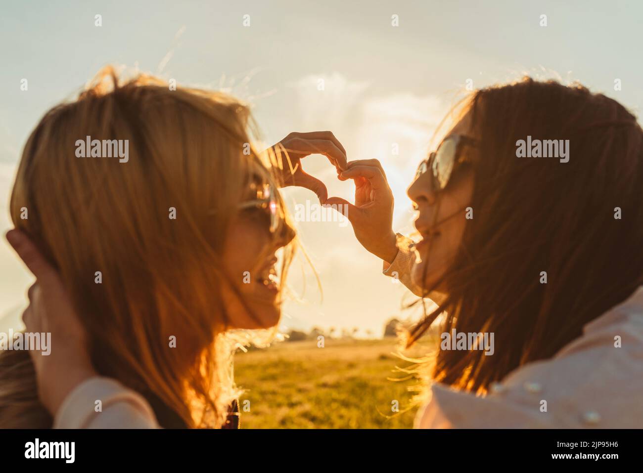 Friendship symbol only women hi-res stock photography and images - Alamy