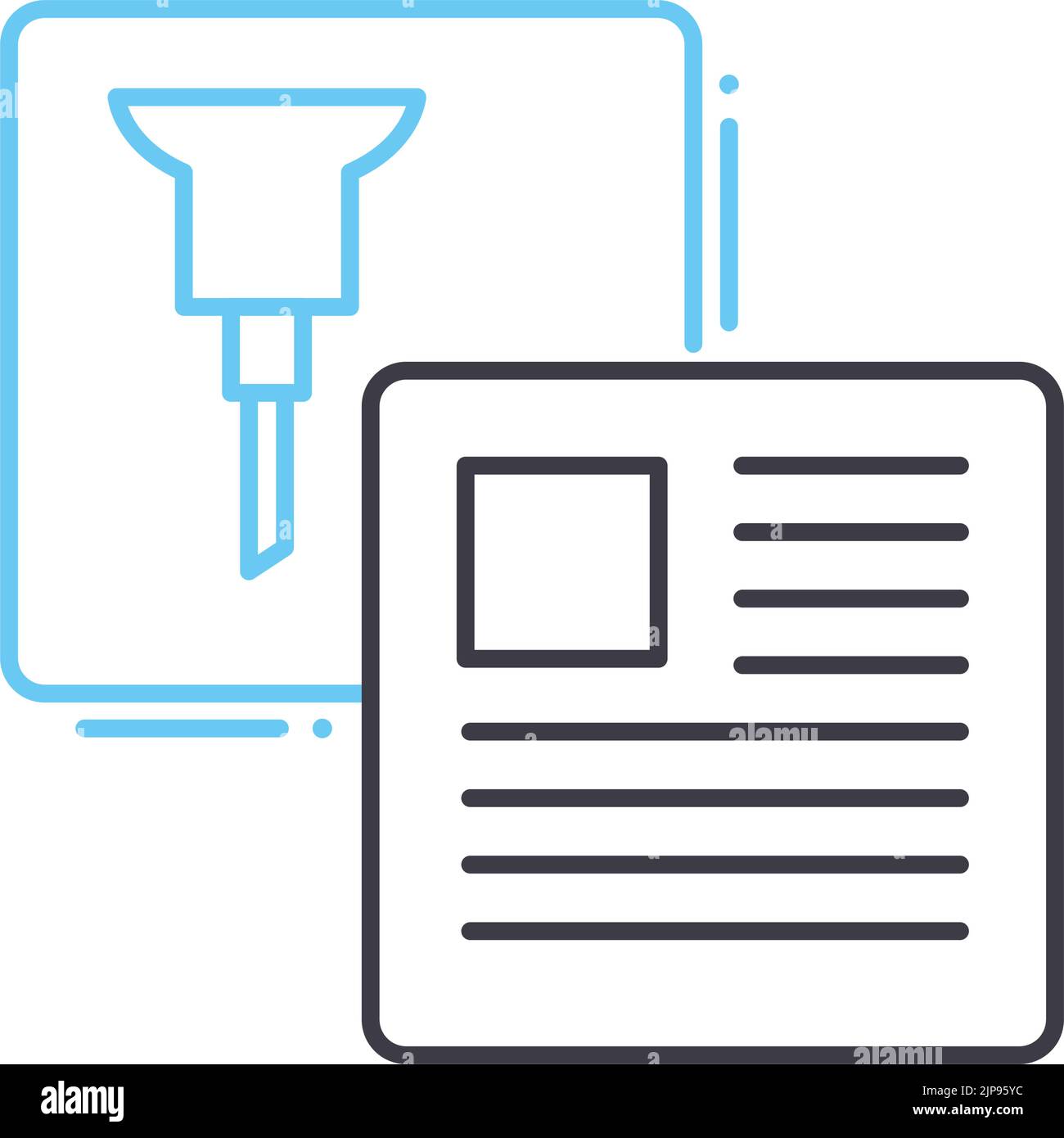 Sticky note sign here form Cut Out Stock Images & Pictures - Alamy