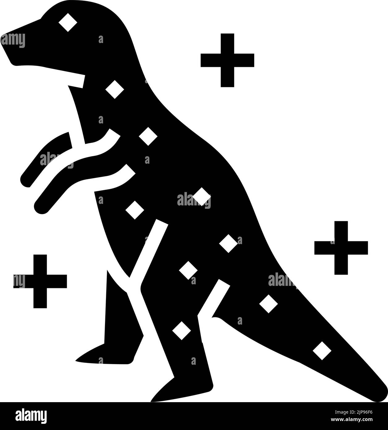 dinosaur jelly candy gummy glyph icon vector illustration Stock Vector ...