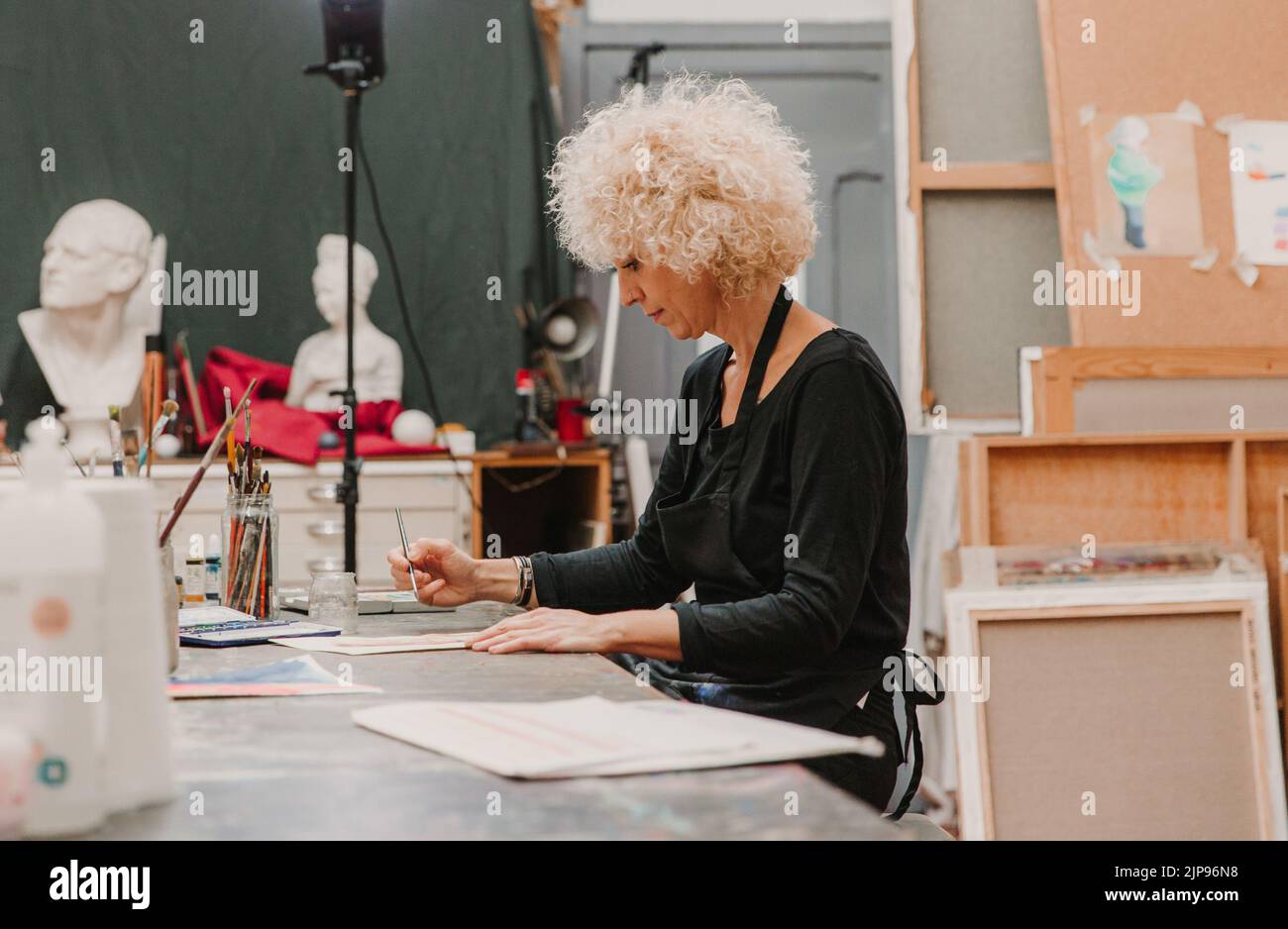 painting, studio, artist, drawing, studios, artists Stock Photo - Alamy