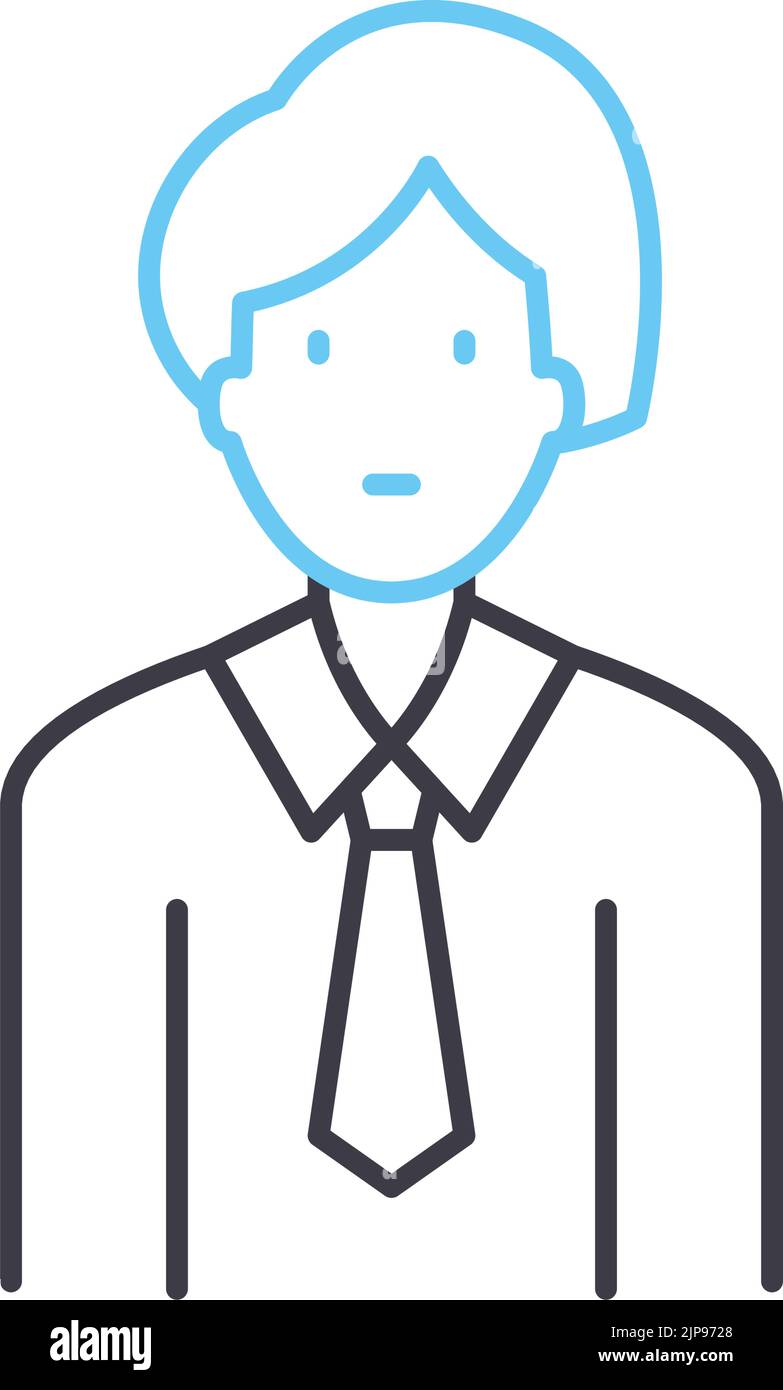 fixer line icon, outline symbol, vector illustration, concept sign ...