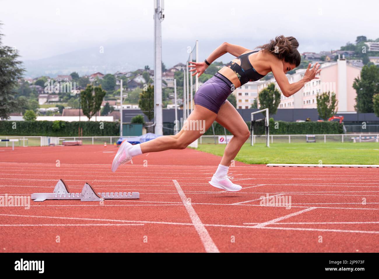 sprinting, athlete women, athlete womens Stock Photo - Alamy