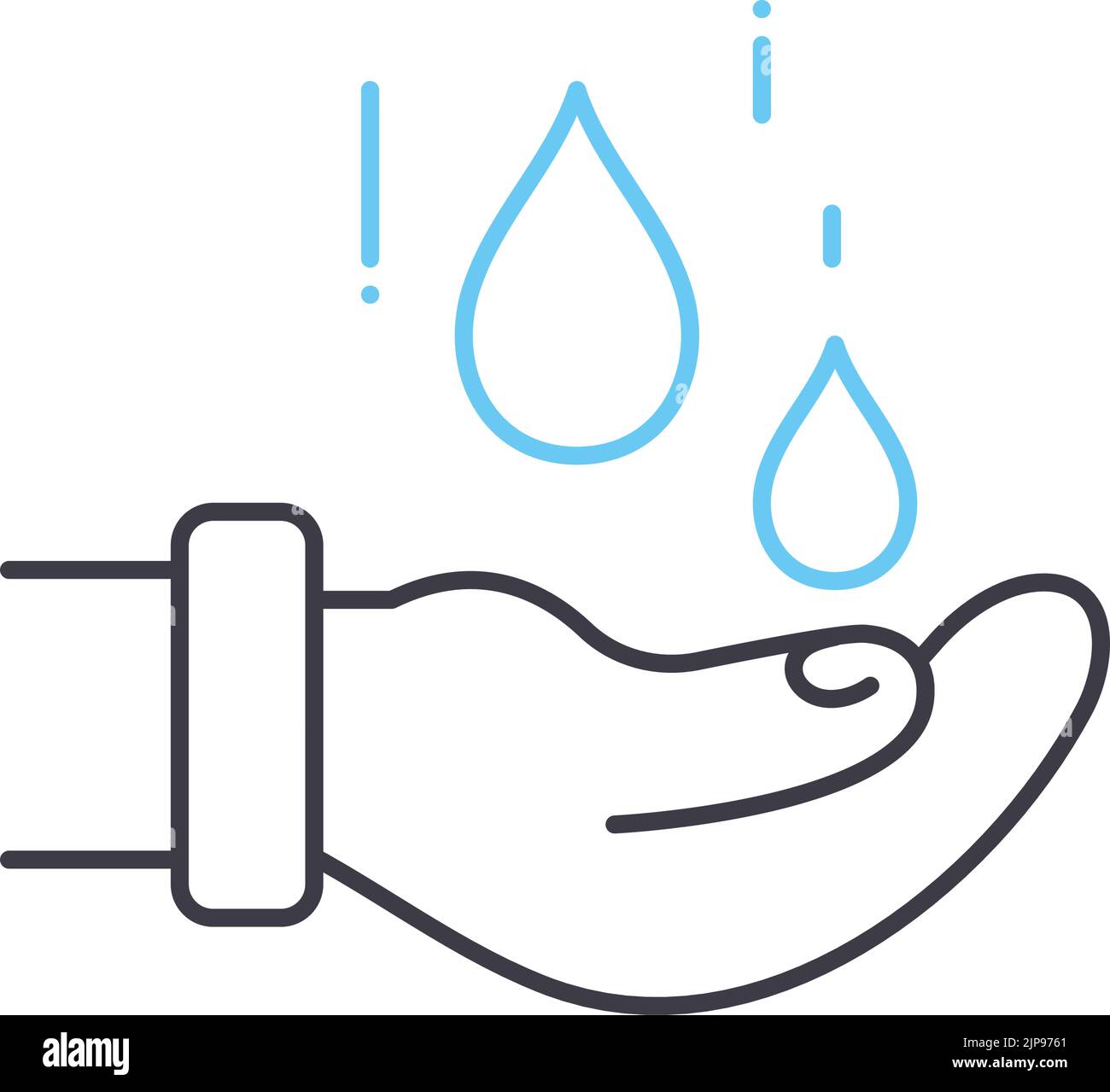 Hand washing pictogram hi-res stock photography and images - Alamy