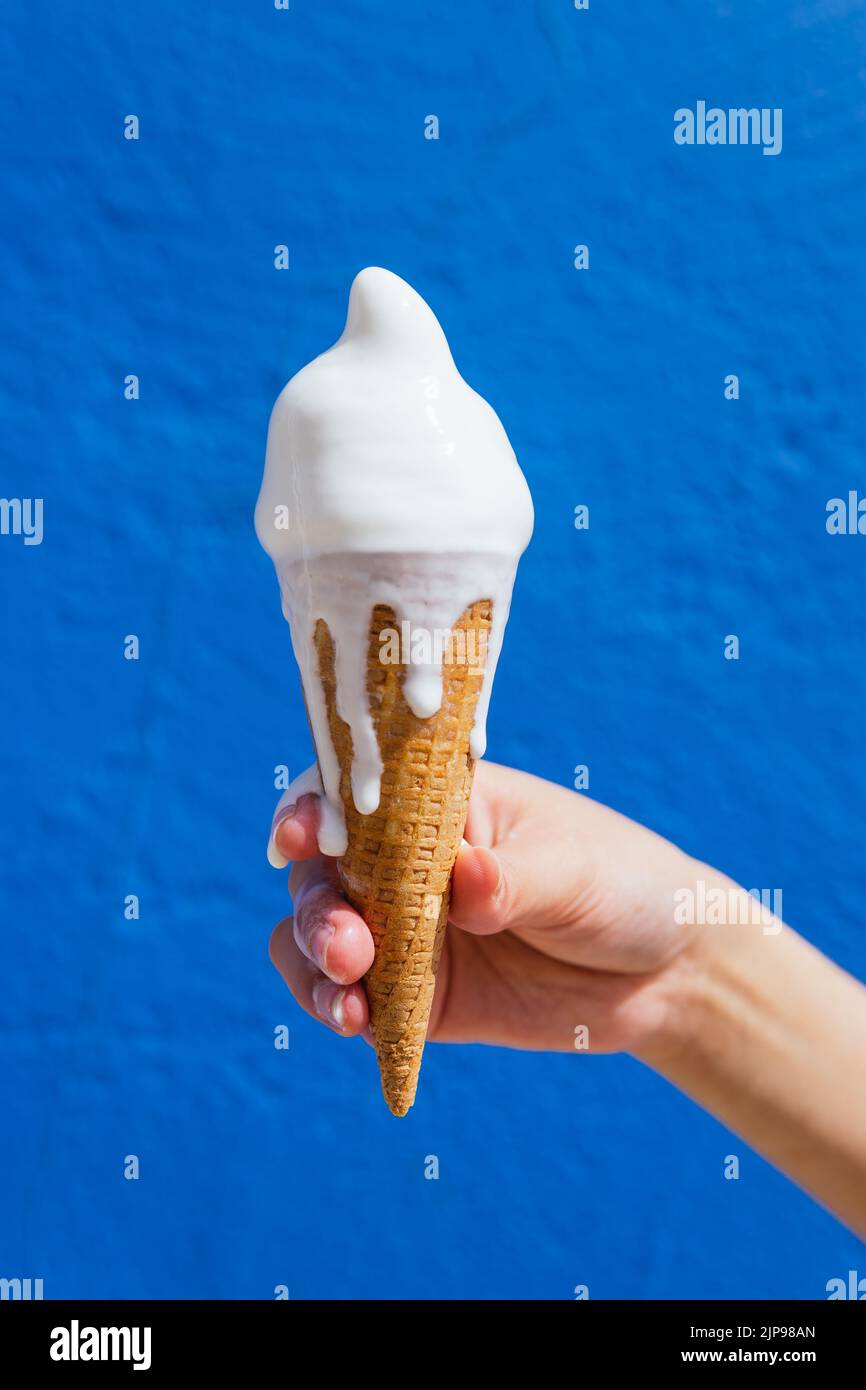 heat, melting, ice cream, summer, ice cream cone, heats, thawing, ice ...