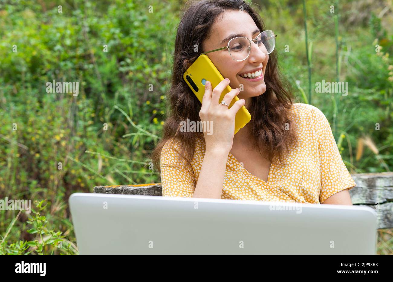 on the phone, homeoffice, on the phones Stock Photo - Alamy