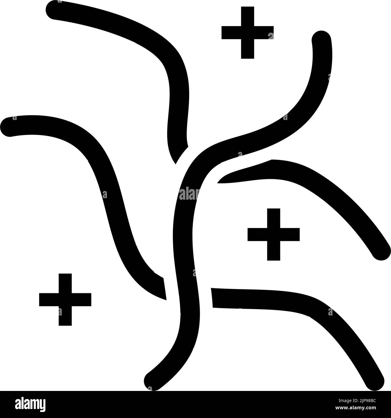 worm jelly candy gummy glyph icon vector illustration Stock Vector ...