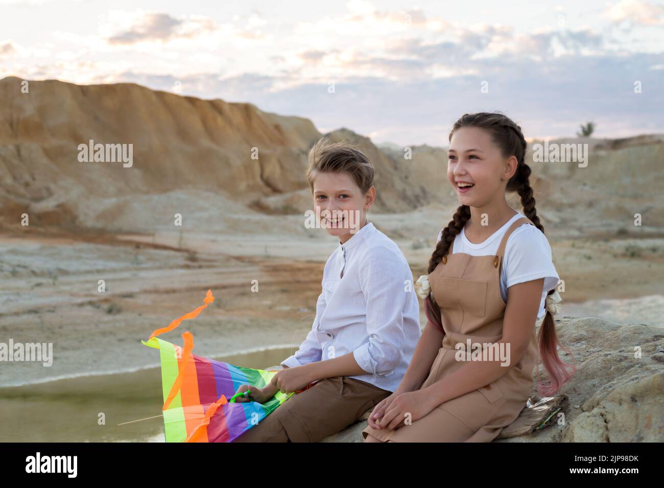 Brother and sister conversation hi-res stock photography and images - Alamy