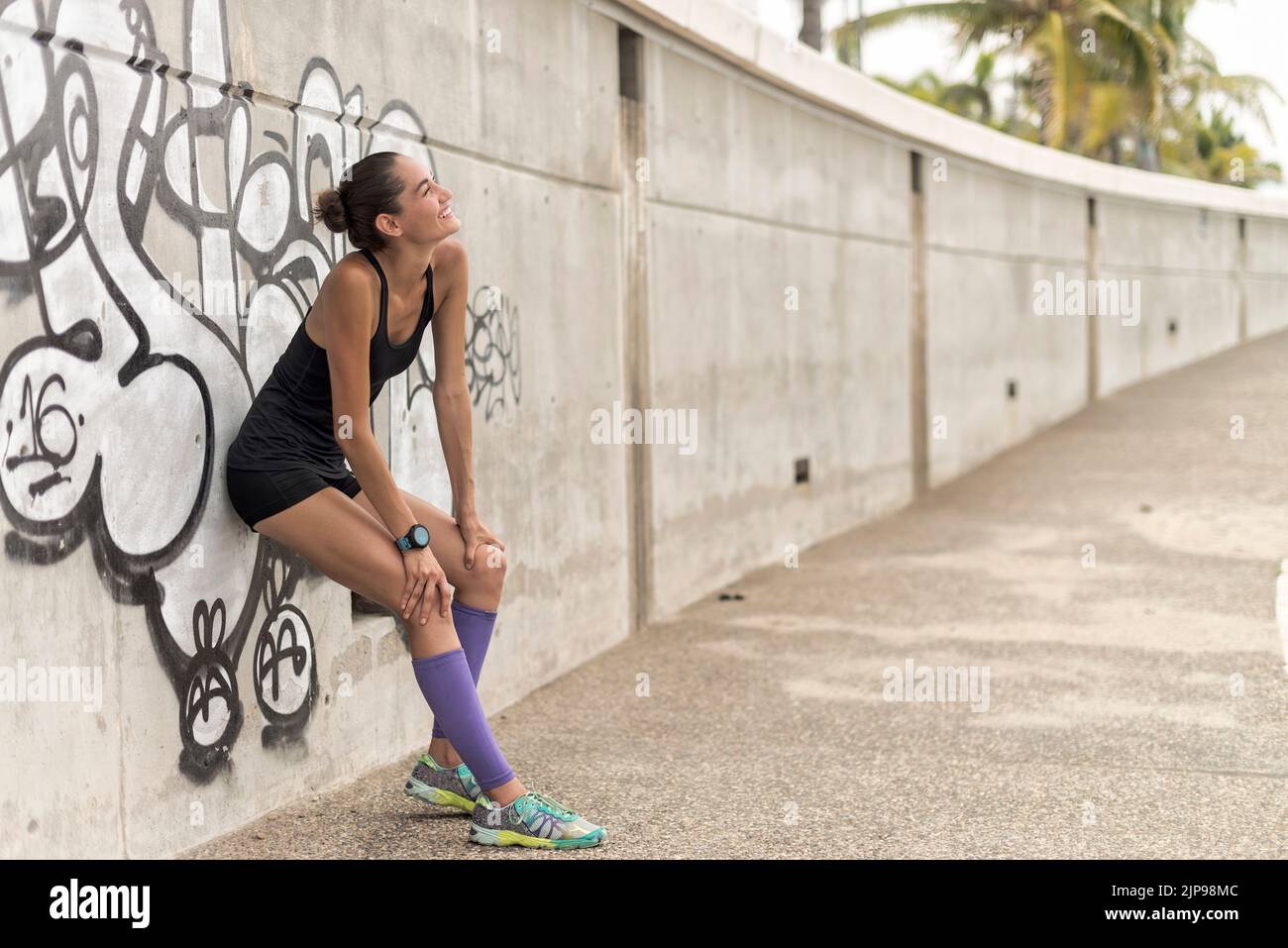 break, exhausted, sportswoman, breathing, fitnessuhr, breaks, rest, resting, exhausteds, athlete ...