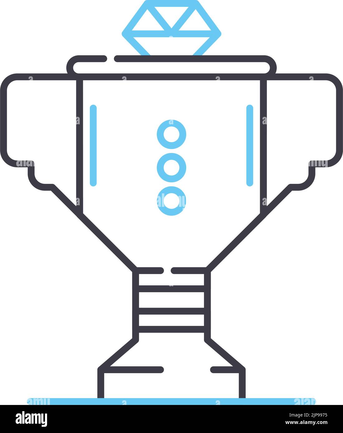 magical line icon, outline symbol, vector illustration, concept sign ...