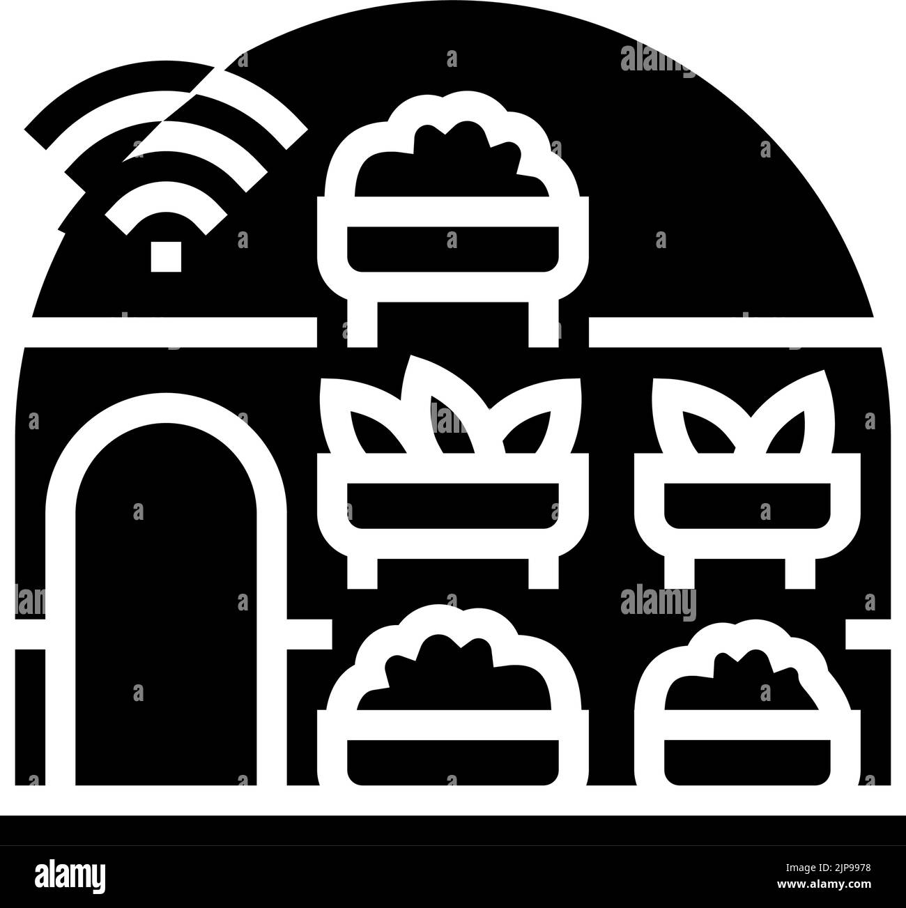 lab farm agriculture glyph icon vector illustration Stock Vector Image ...