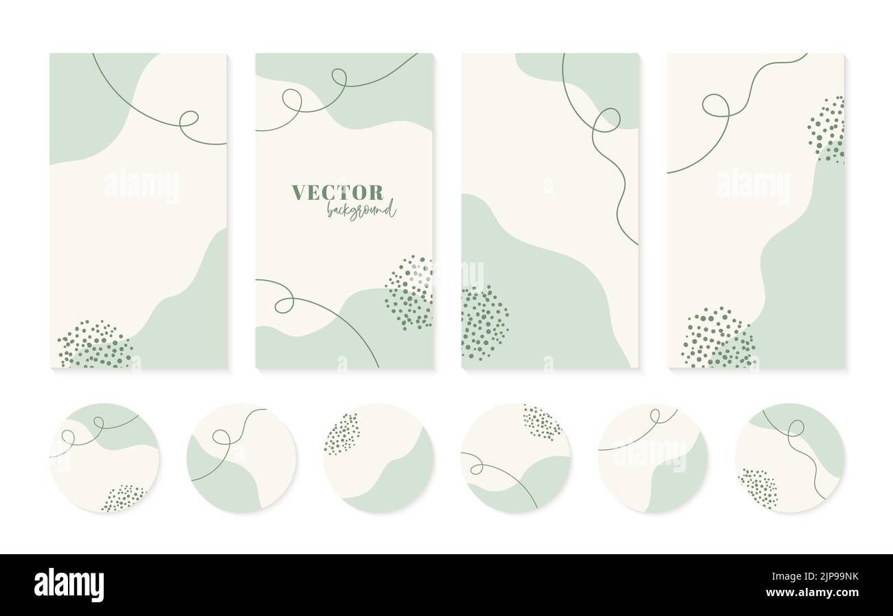 Minimalist instagram stories templates and highlight story cover icons ...