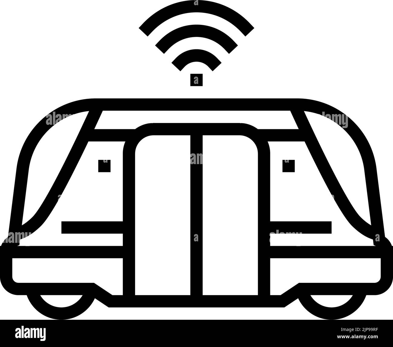 automated transport line icon vector illustration Stock Vector Image ...
