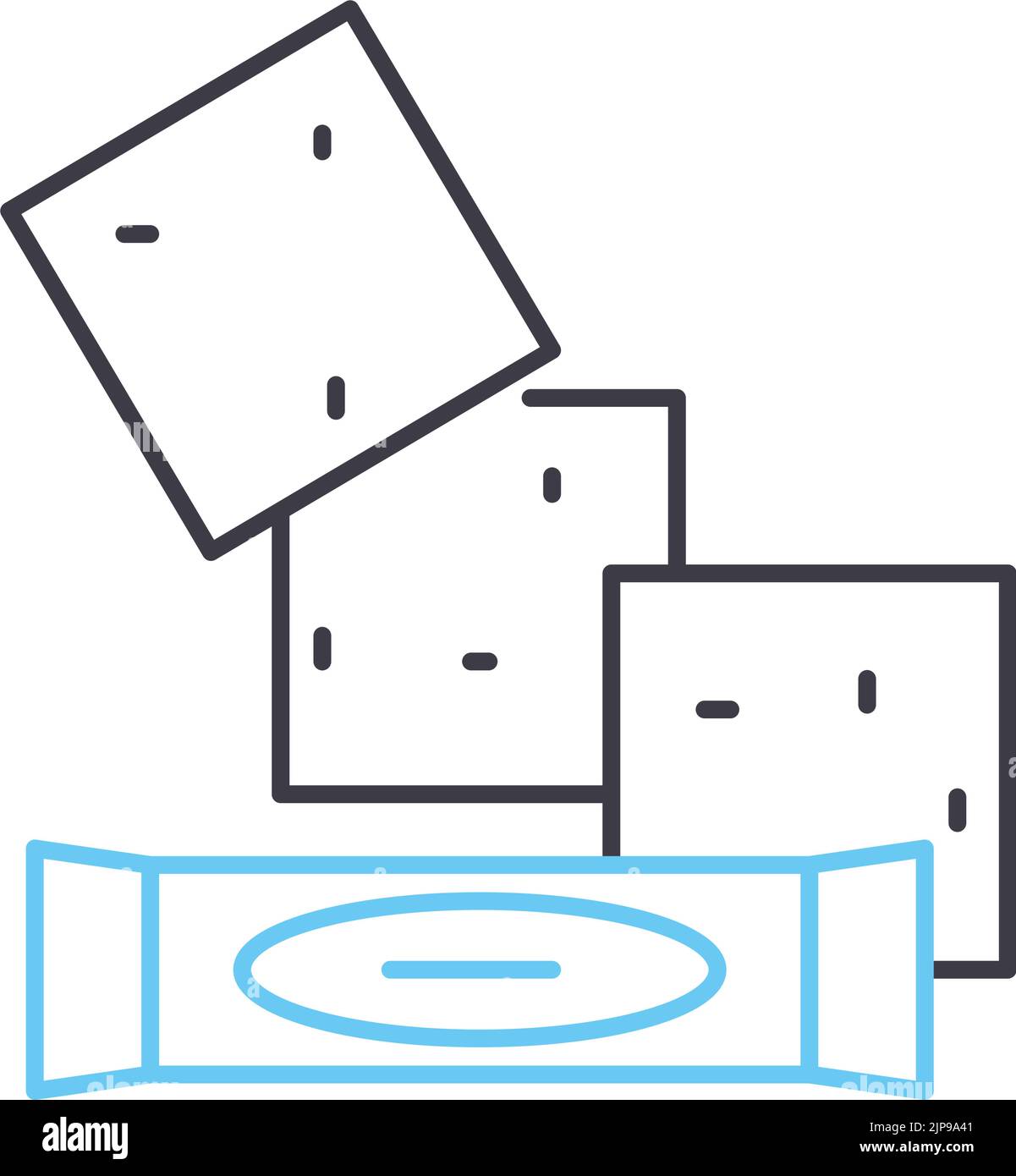 Sugar free flat design Cut Out Stock Images & Pictures - Alamy