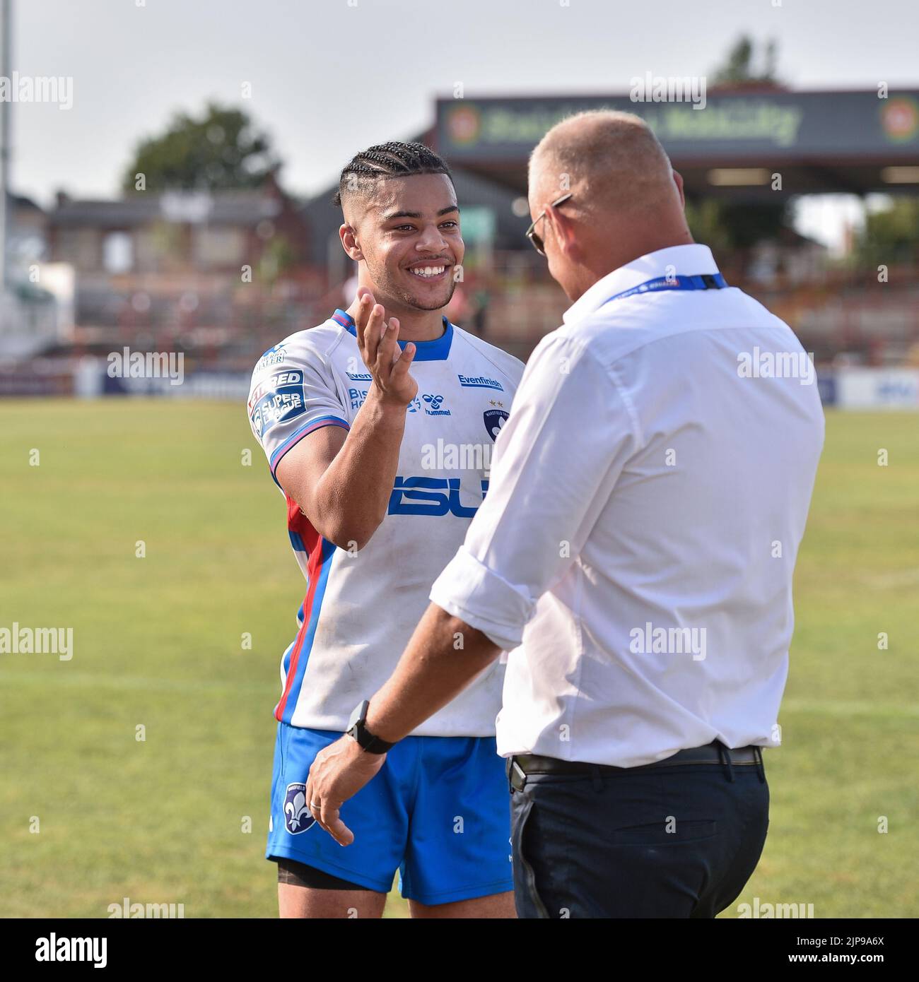 Wakefield, England - 14th August 2022 - Wakefield Trinity's Lewis ...