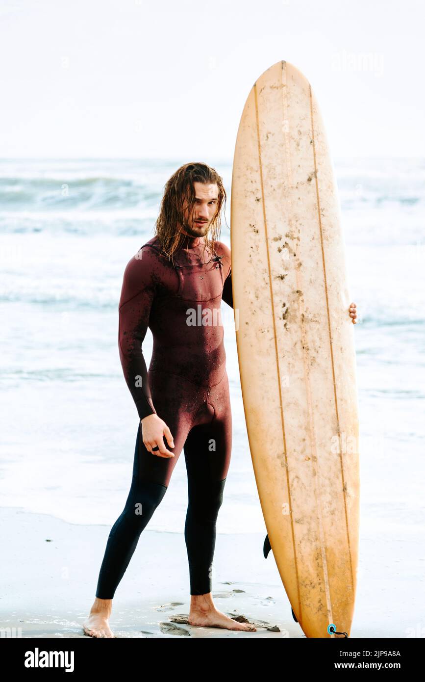 beach, surfer, portrait, beaches, seaside, surfers, portraits Stock ...