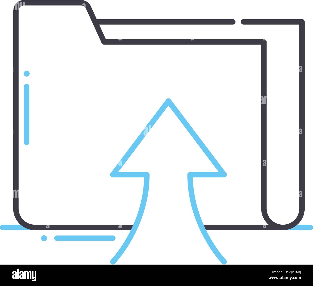 upload line icon, outline symbol, vector illustration, concept sign Stock Vector Image & Art - Alamy