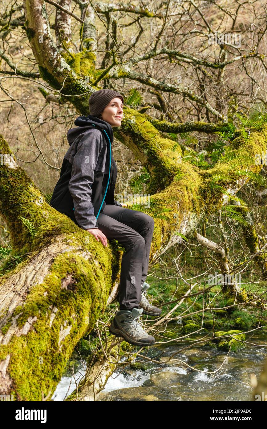 wilderness, sitting, rest, hiker, wild, break, resting, hikers Stock ...