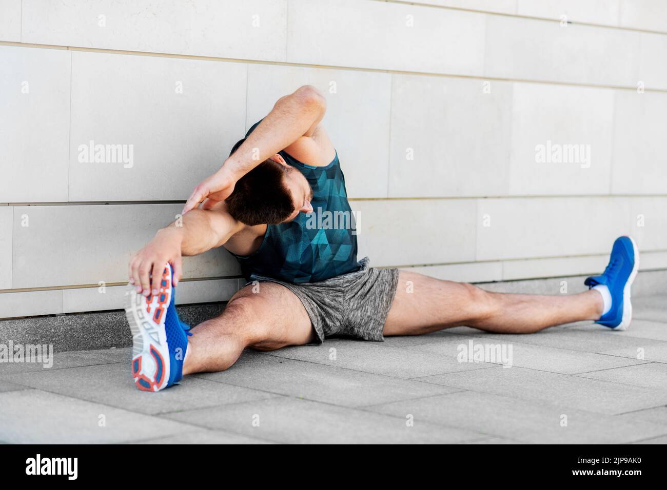 Side bend stretch hi-res stock photography and images - Alamy