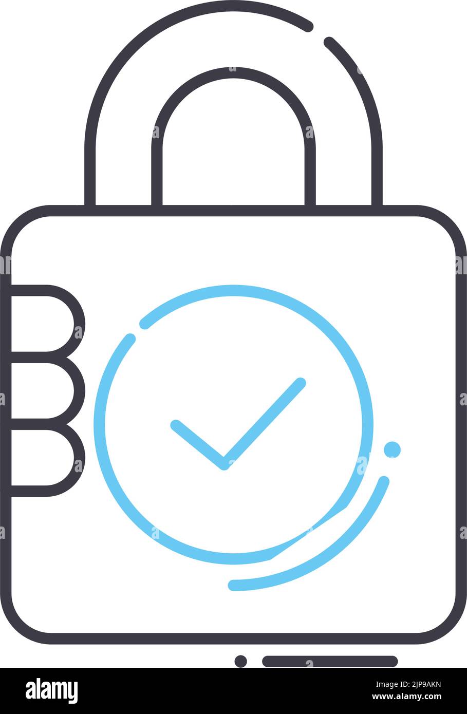 security line icon, outline symbol, vector illustration, concept sign Stock Vector Image & Art ...