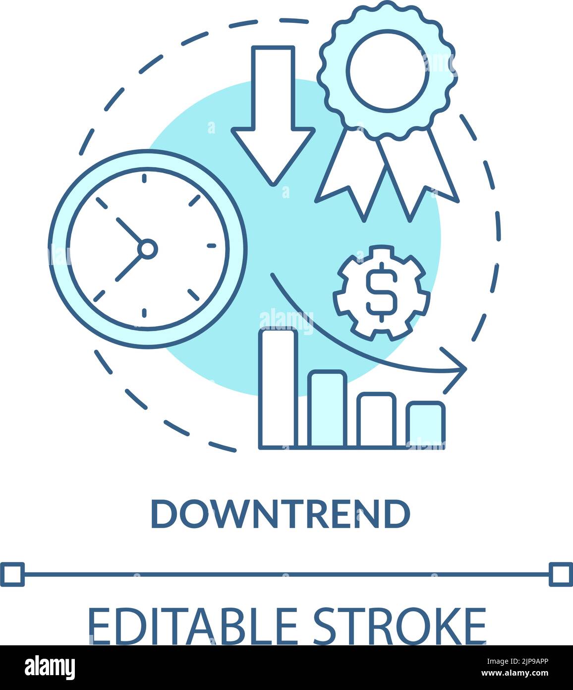 Downtrend Stock Vector Images - Alamy