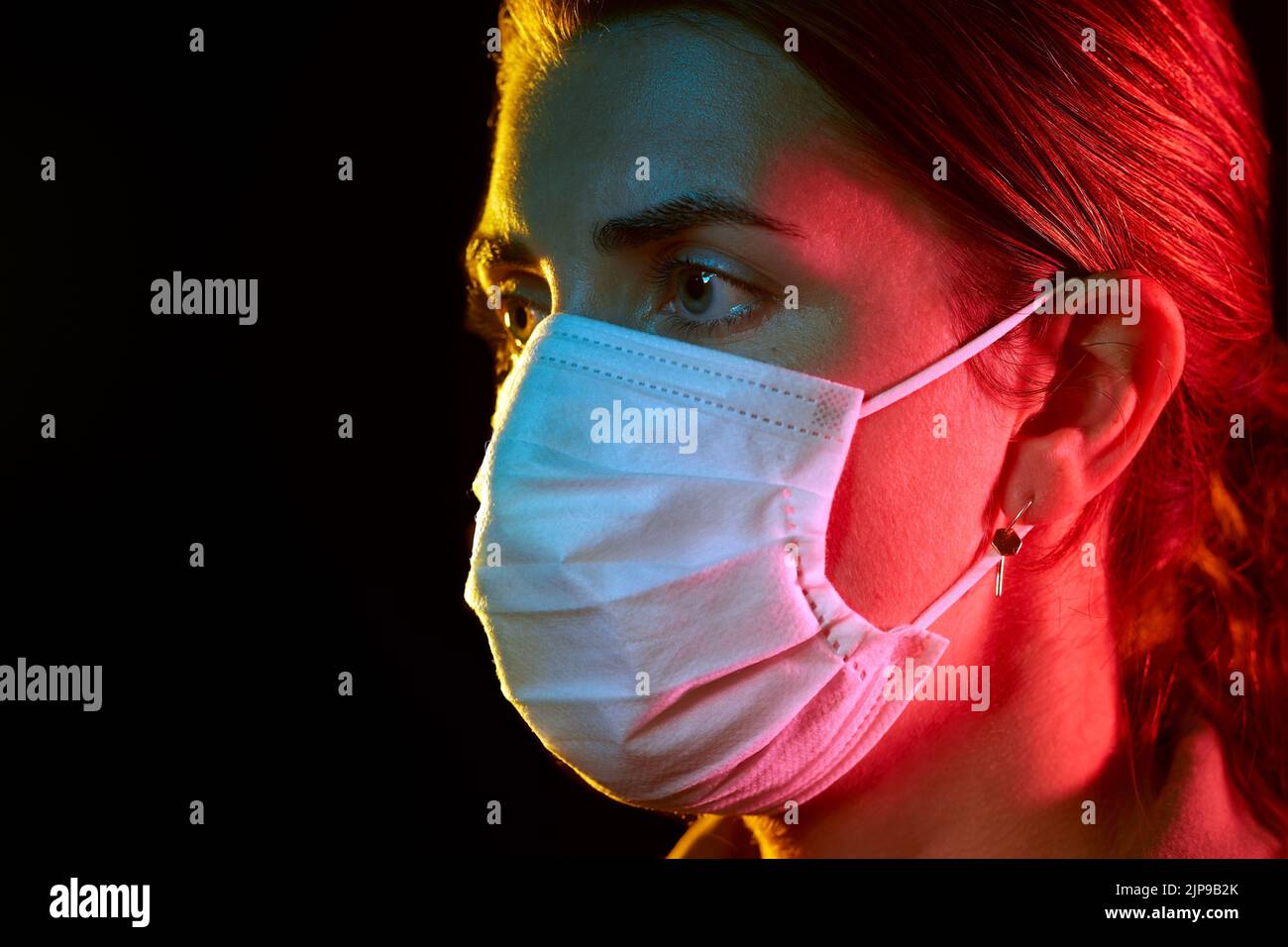 Woman wearing neon safety hi-res stock photography and images - Alamy