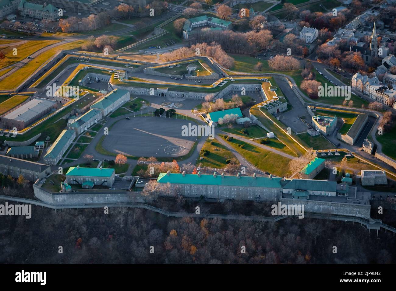 The Citadelle de Quebec is pictured in this aerial photo November 11 ...