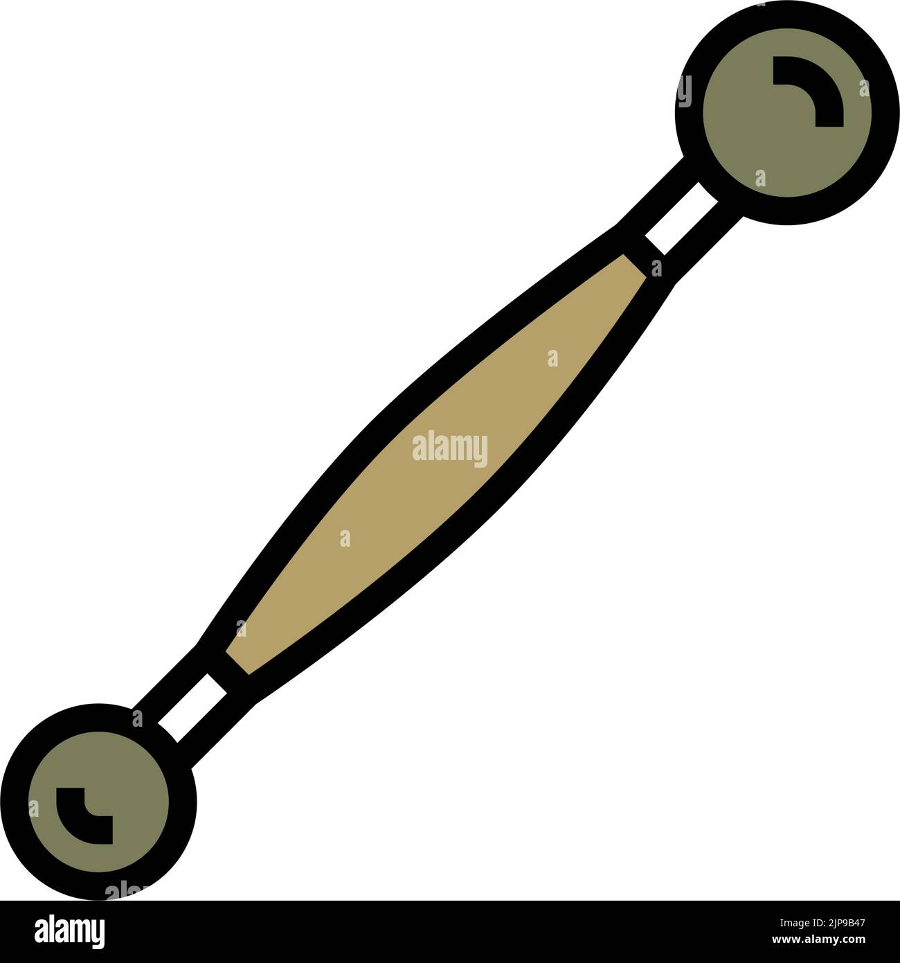 melon baller scoop color icon vector illustration Stock Vector Image ...