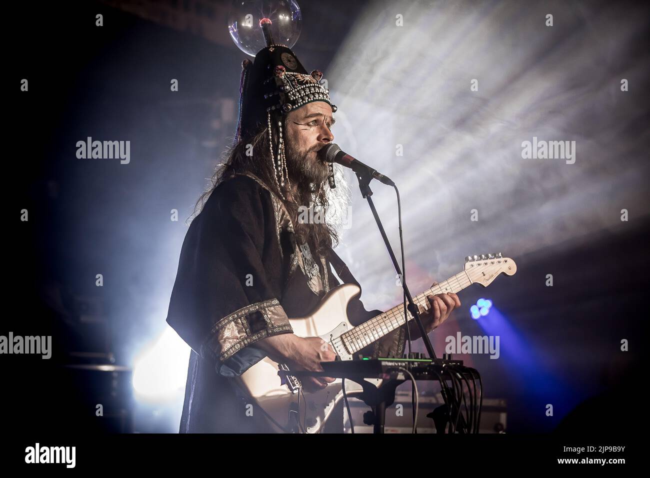 Henge performing at the Focus Wales 2022 festival in Wrexham, North ...