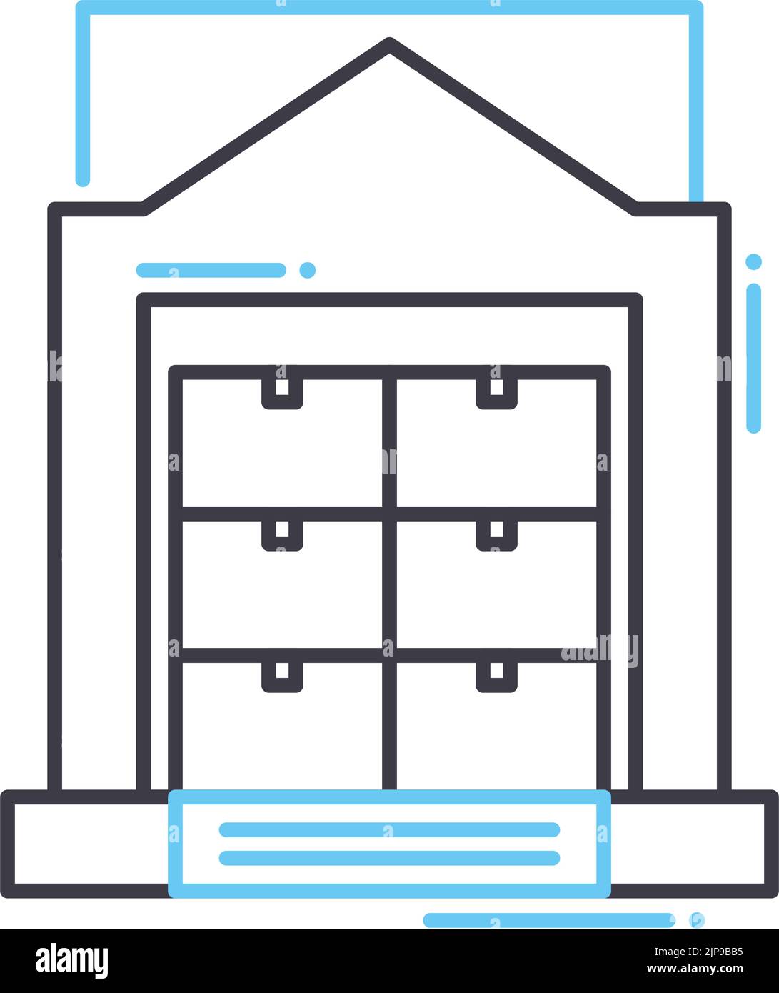 Government warehouse Stock Vector Images - Alamy