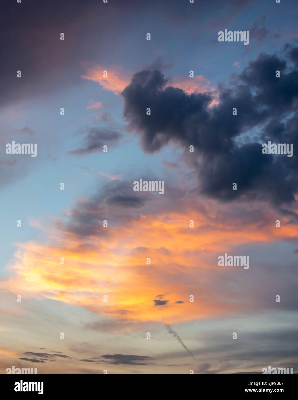 Expressive dramatic cloudscape with vibrant colors Stock Photo - Alamy